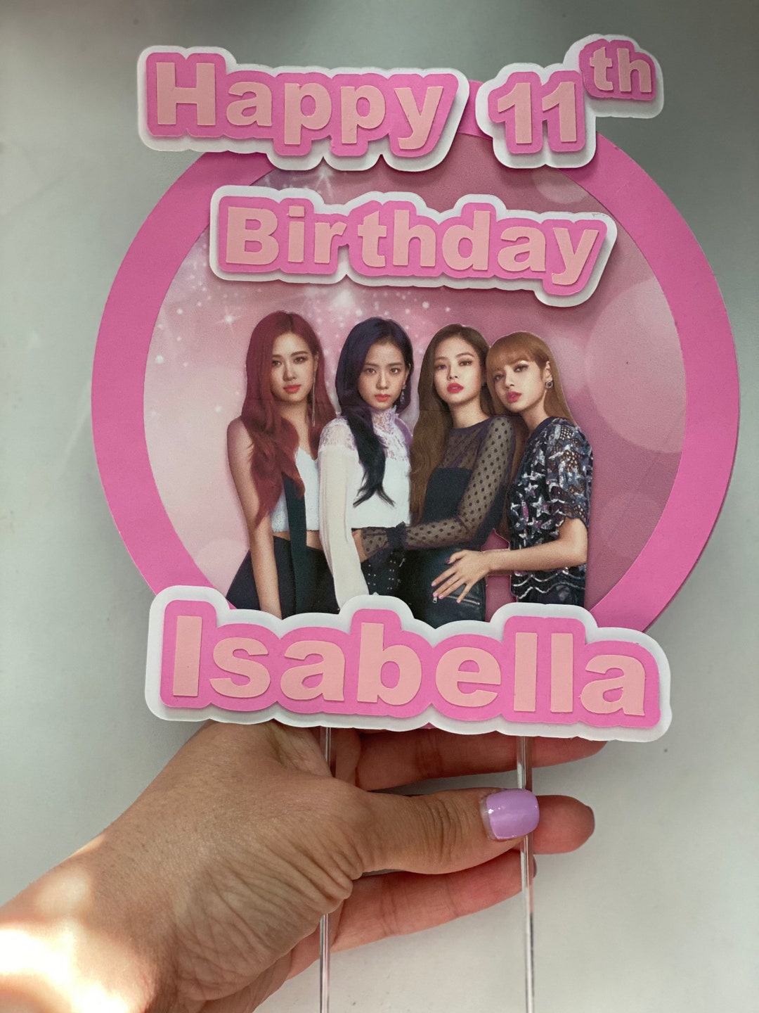 KPOP Inspired Cake Topper and Cupcake Toppers girl Group - Etsy