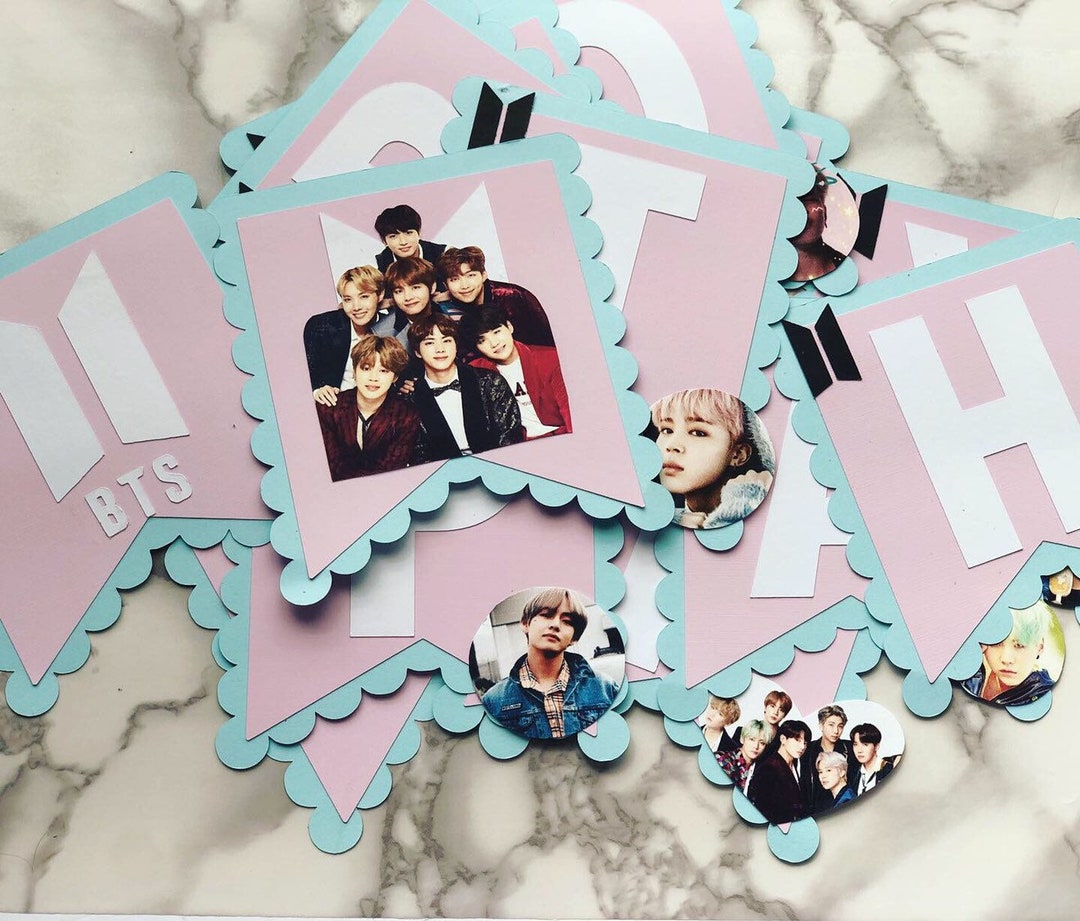KPOP Birthday Banner (boy Group) - Etsy