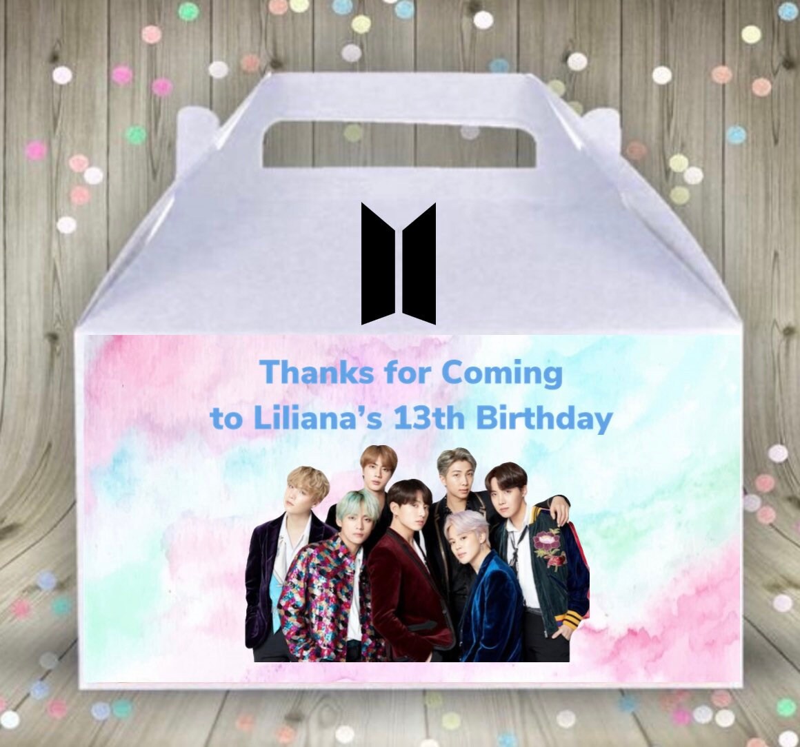 BTS inspired birthday party bundle | Etsy