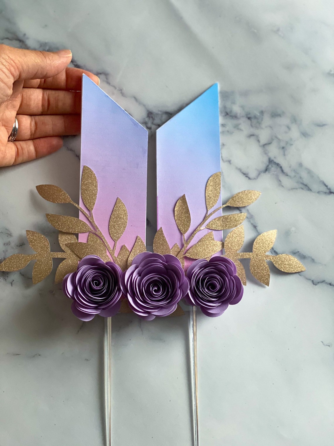 KPOP BTS inspired personalized cake topper | Etsy