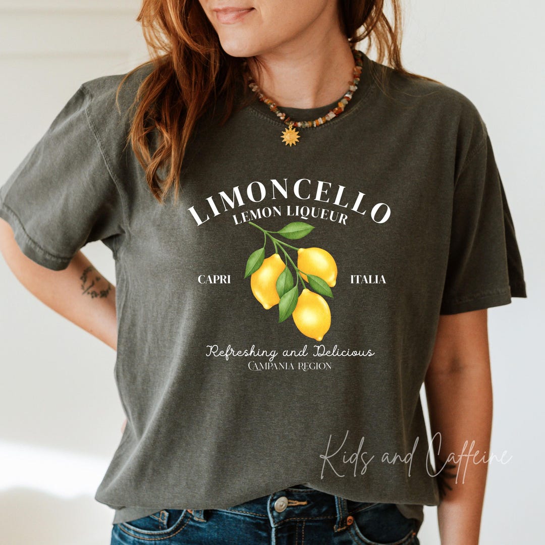 Limoncello, Italian Liqueur - Png, Jpg, Pdf, Svg - Design for DTF, DTG ...