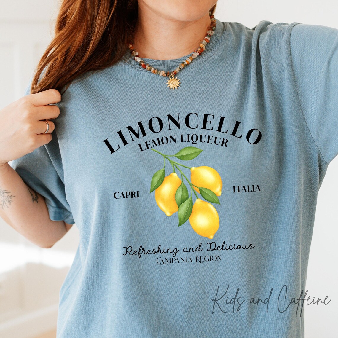 Limoncello, Italian Liqueur - Png, Jpg, Pdf, Svg - Design for DTF, DTG ...