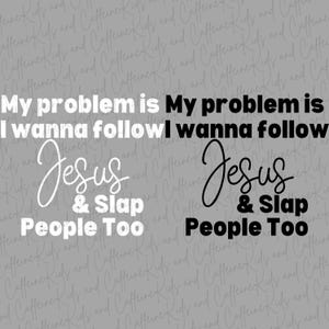 Funny Jesus Slap People Design – Adult Humor SVG PNG PDF (digital ...