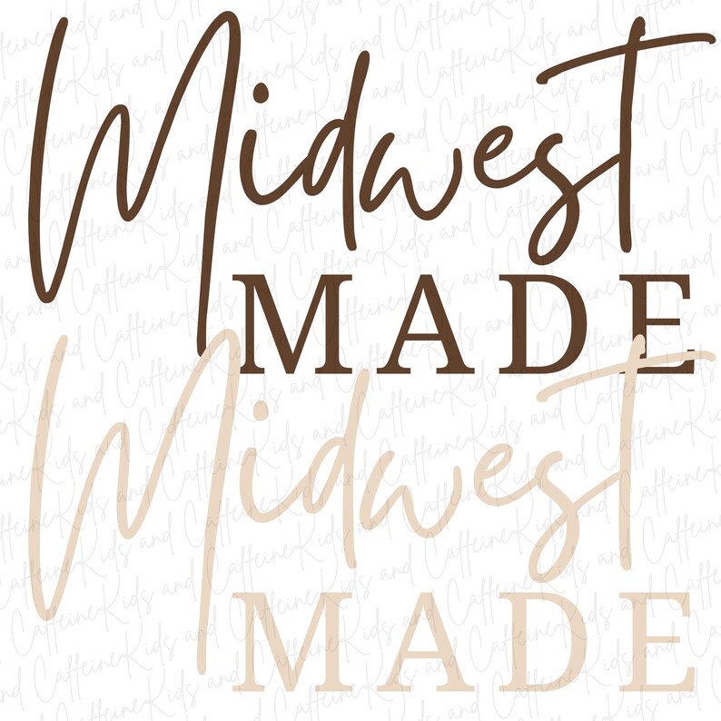 Midwest Made - PNG - SVG - PDF - Midwest Shirt Design - Midwesterner ...