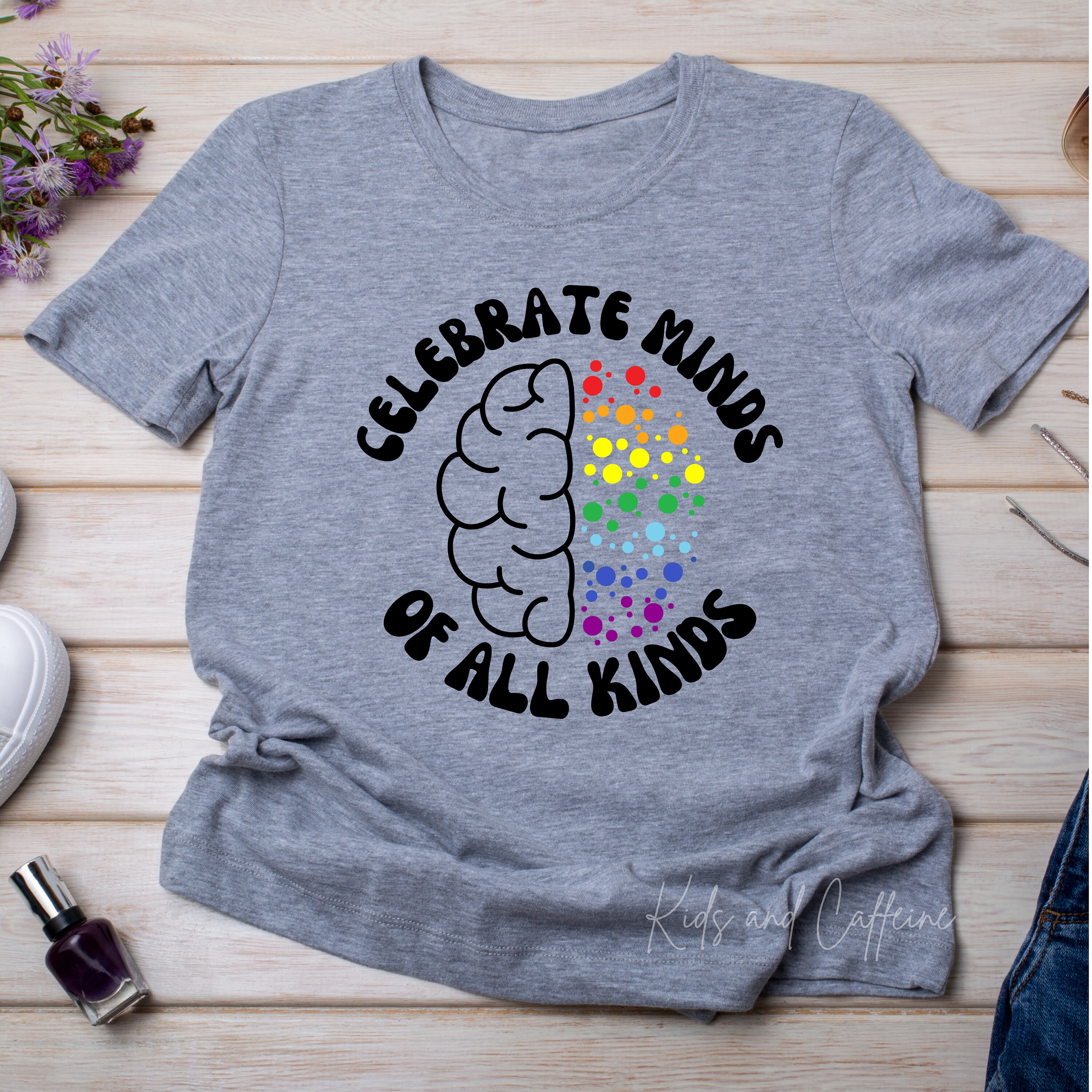 Celebrate Minds of All Kinds PNG SVG Autism Advocate Autism Acceptance ...
