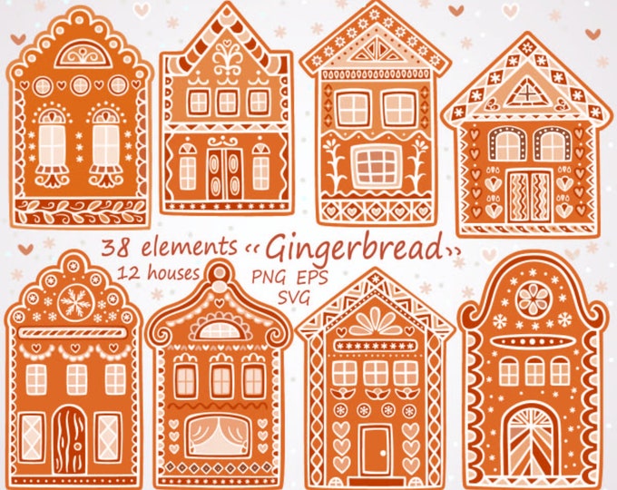 Christmas Gingerbread House Illustration, Colouring Page, PDF Download ...
