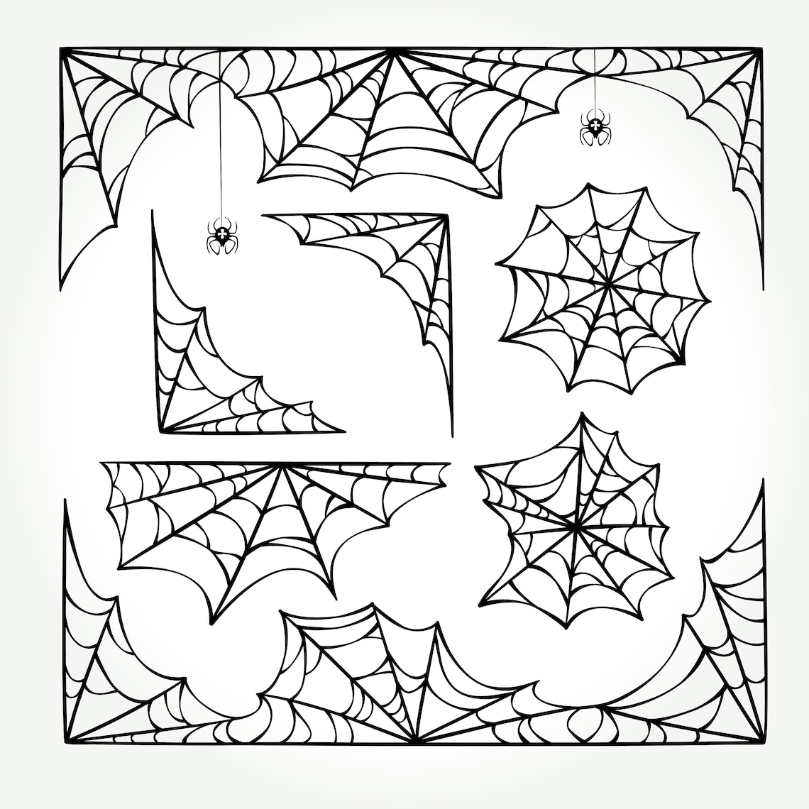 Halloween Spiderweb Clipart, 16 Images, SVG Cobweb,png Cobweb.halloween ...