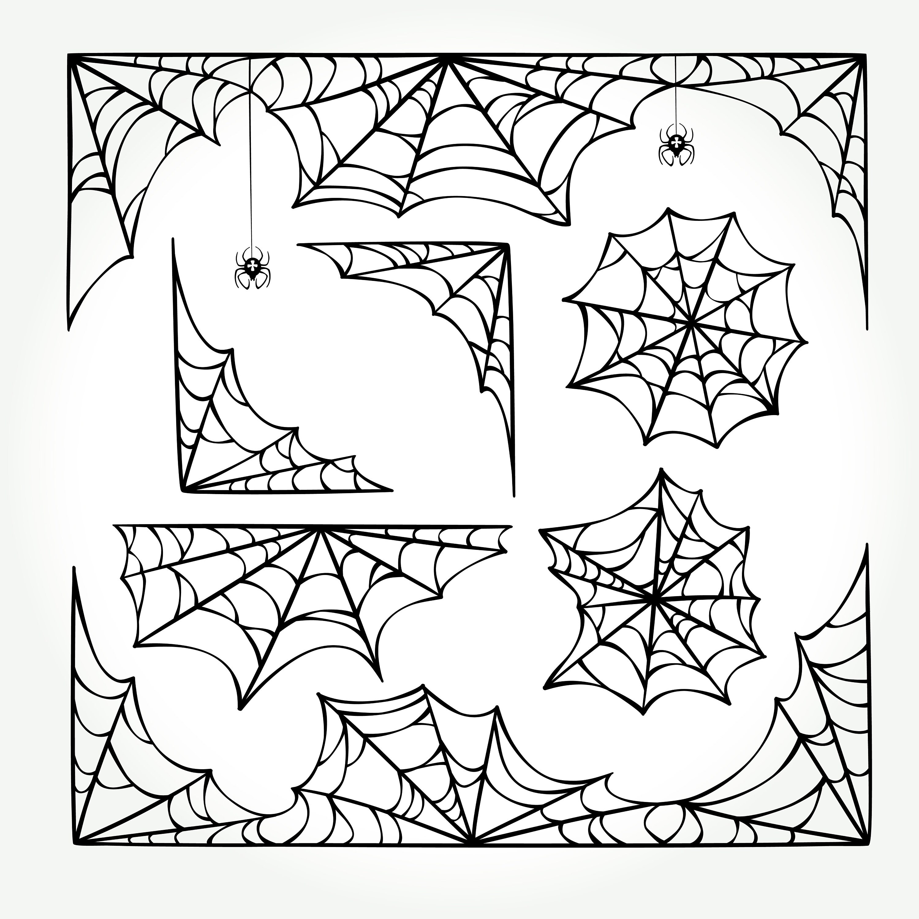 Halloween Spiderweb Clipart, 16 Images, SVG Cobweb,png Cobweb.halloween ...