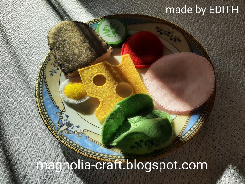 Big Set Felt Food for Kids, JPG - Sew Pattern, Felt Food, Felt Fruit ...
