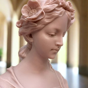 Annabel Bust in Pink Marble - Etsy