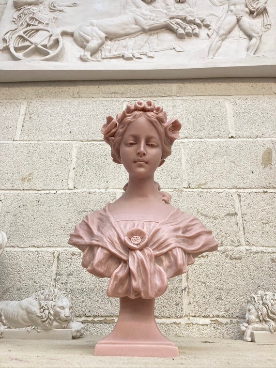 Annabel Bust in Pink Marble - Etsy