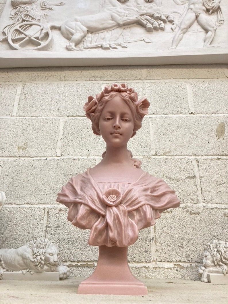 Annabel Bust in Pink Marble | Etsy
