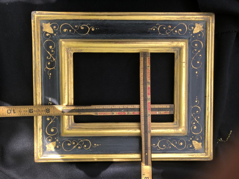 5x7 Gold Leaf Sgraffito Frame - Etsy