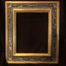 8x10 Inch, 23.75 Carat Gold, Water Gilded Frame With Sgraffito Panel ...