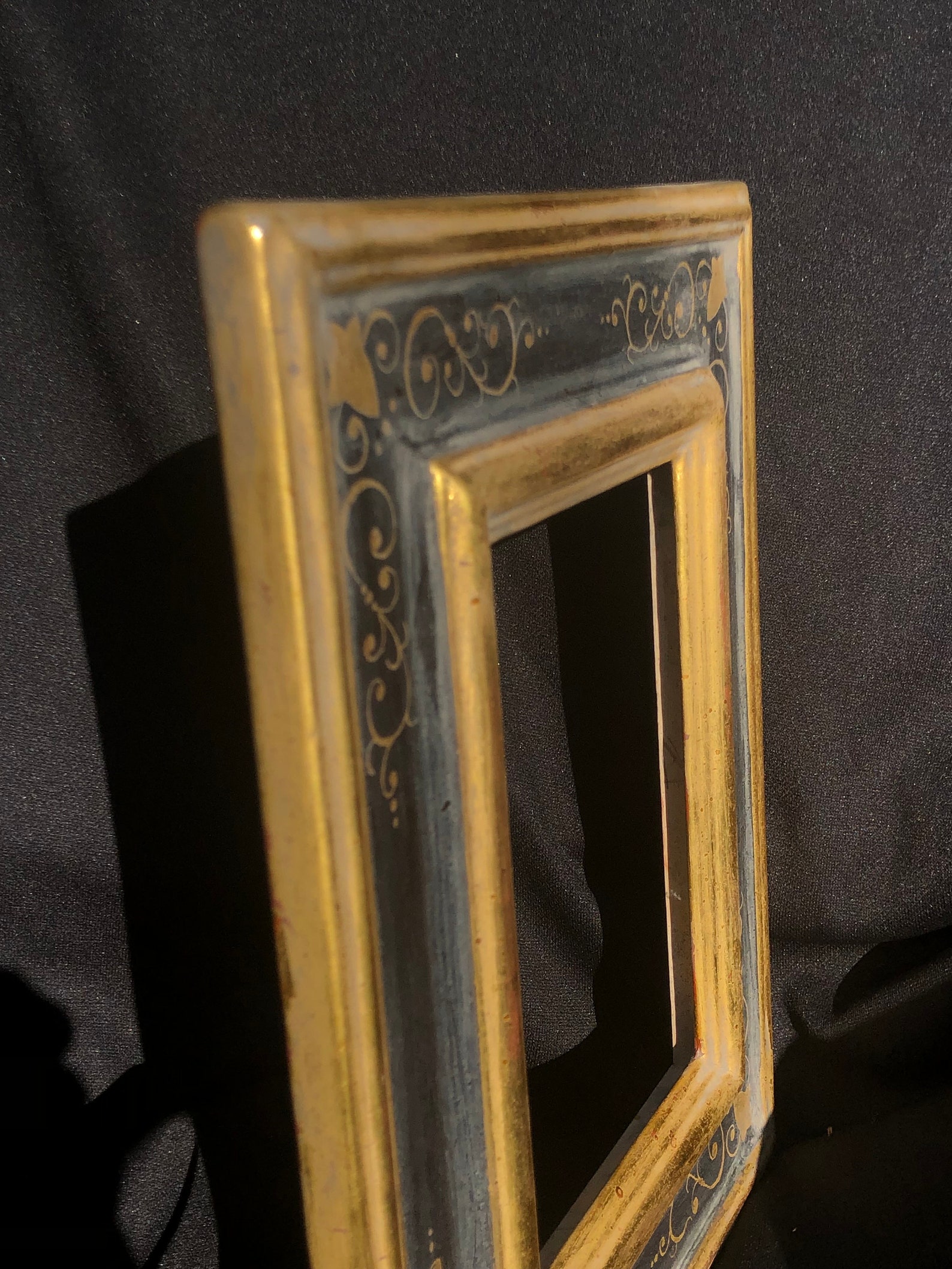 5x7 Gold Leaf Sgraffito Frame - Etsy