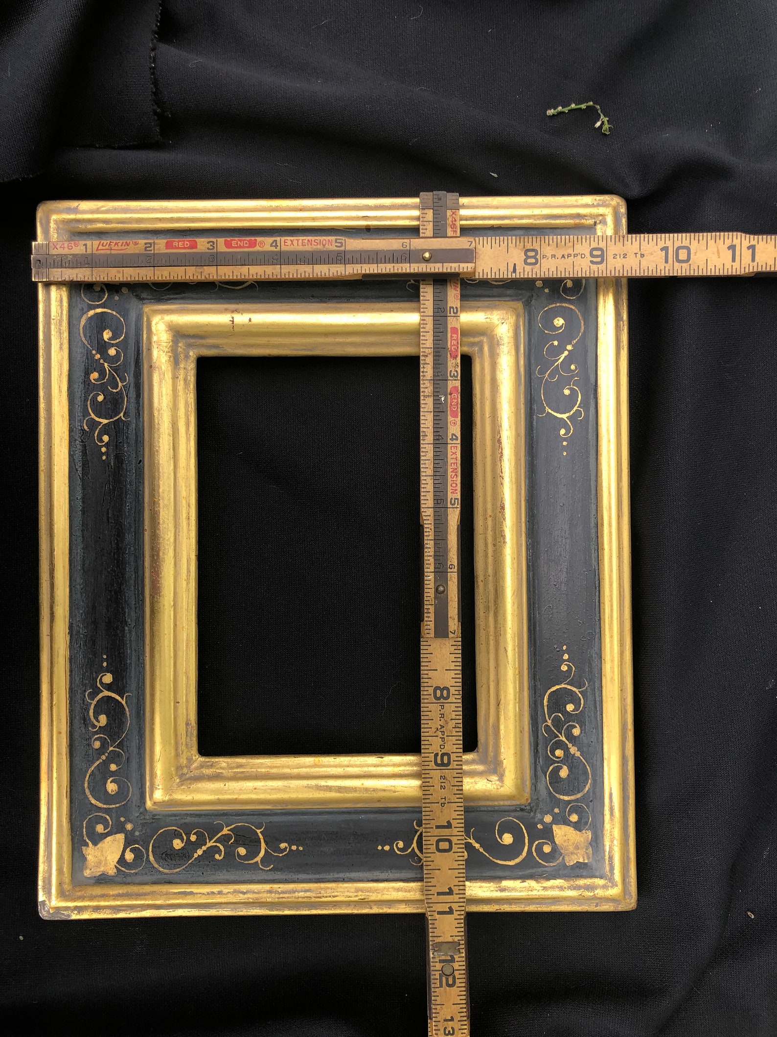 5x7 Gold Leaf Sgraffito Frame - Etsy