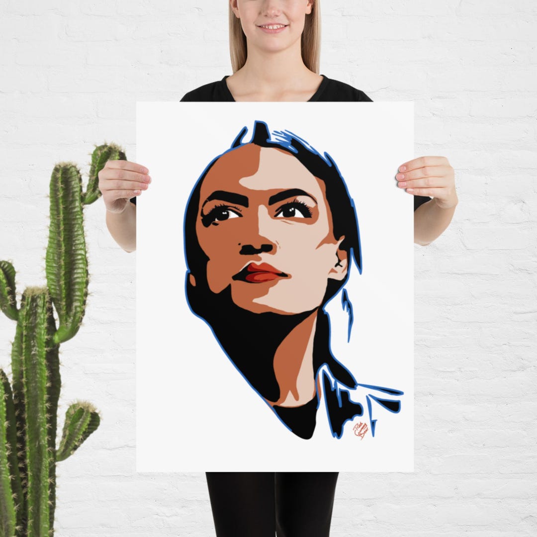 Alexandria Ocasio Cortez, AOC Poster - Etsy