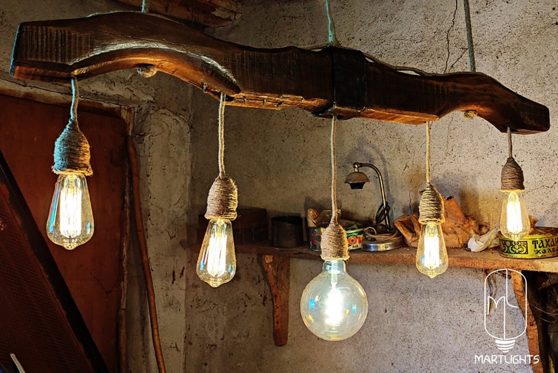 Rustic Chandelier Handmade From Approx. 100 Year Old Horse Yoke ...