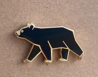 Bear Head Lapel Pin CC542 Wilderness and Woodland Animals - Etsy