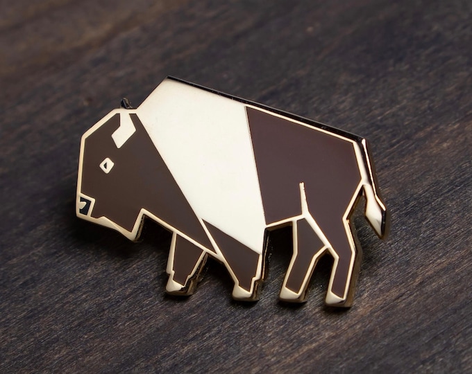 Buffalo 2 Lapel Pin - Etsy