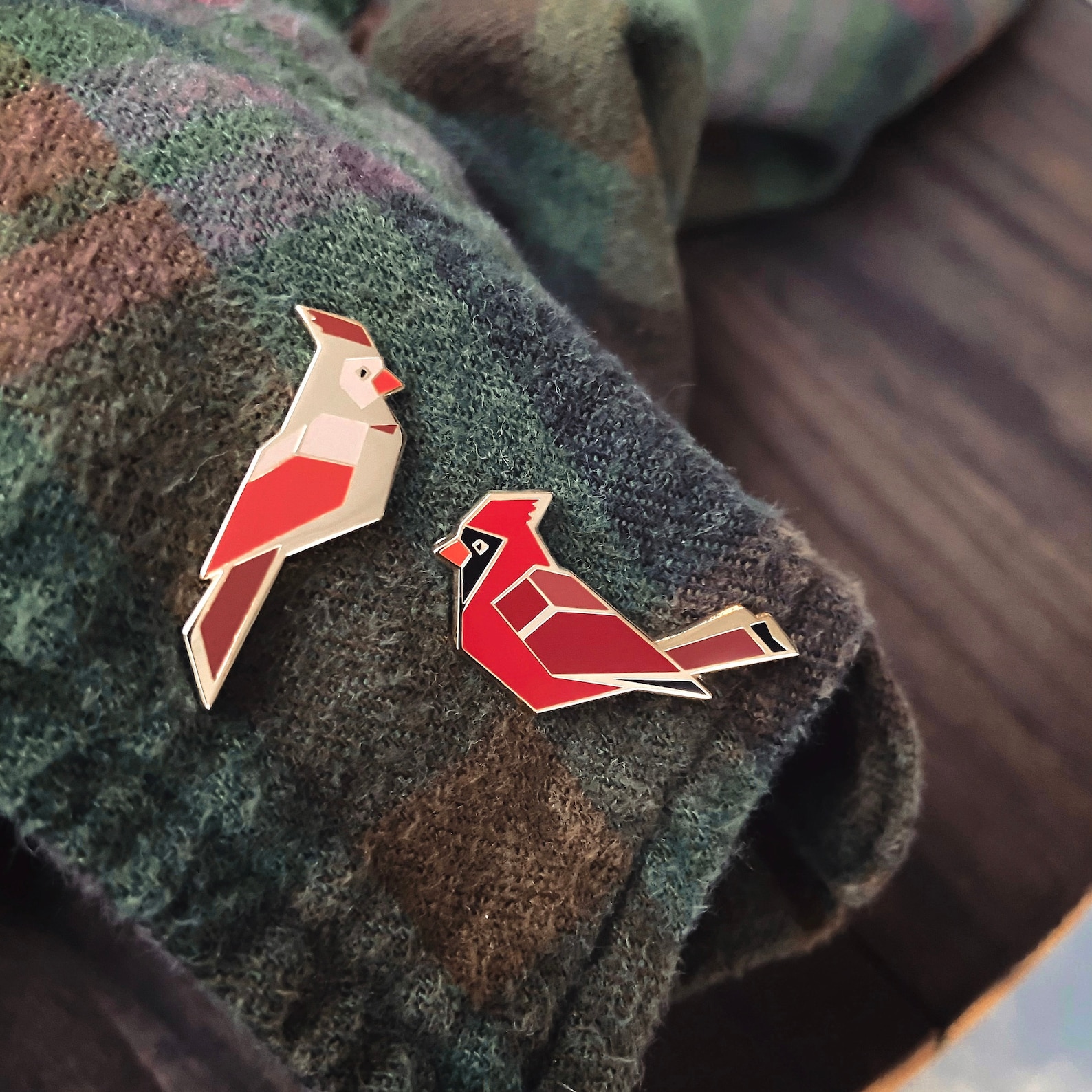 Female Cardinal Enamel Pin Enamel Pin Cardinal Birds - Etsy