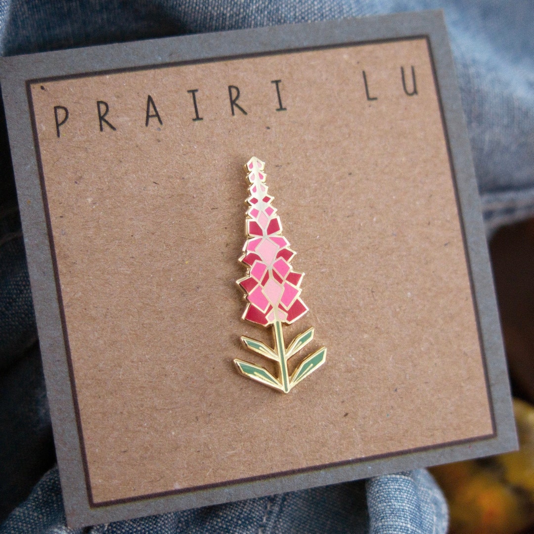 Flower Fireweed Enamel Pin Enamel Pins, Flower Pin, Cute Pins, Nature ...