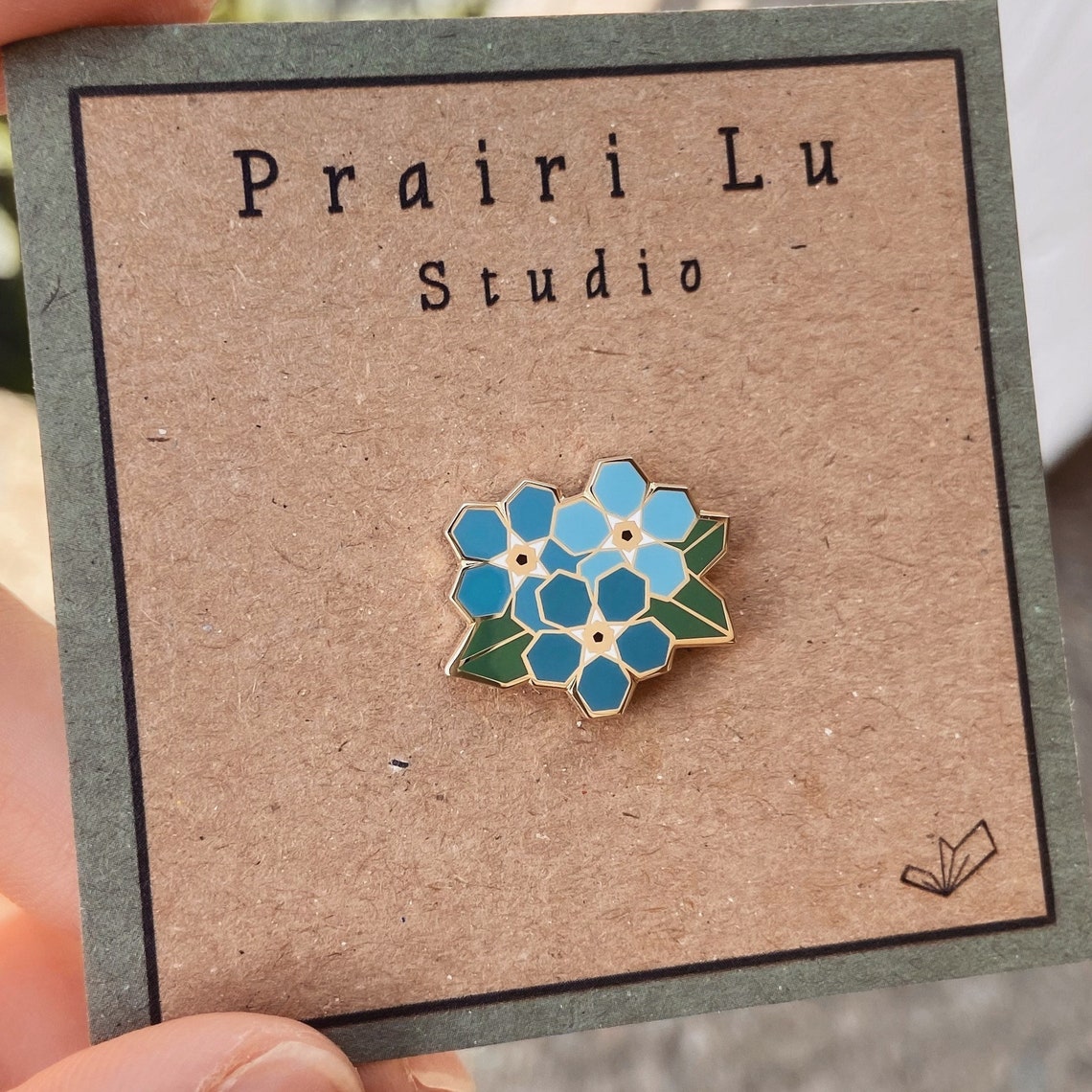 Forget Me Not Enamel Pin Enamel Pins Forget Me Not Flower - Etsy