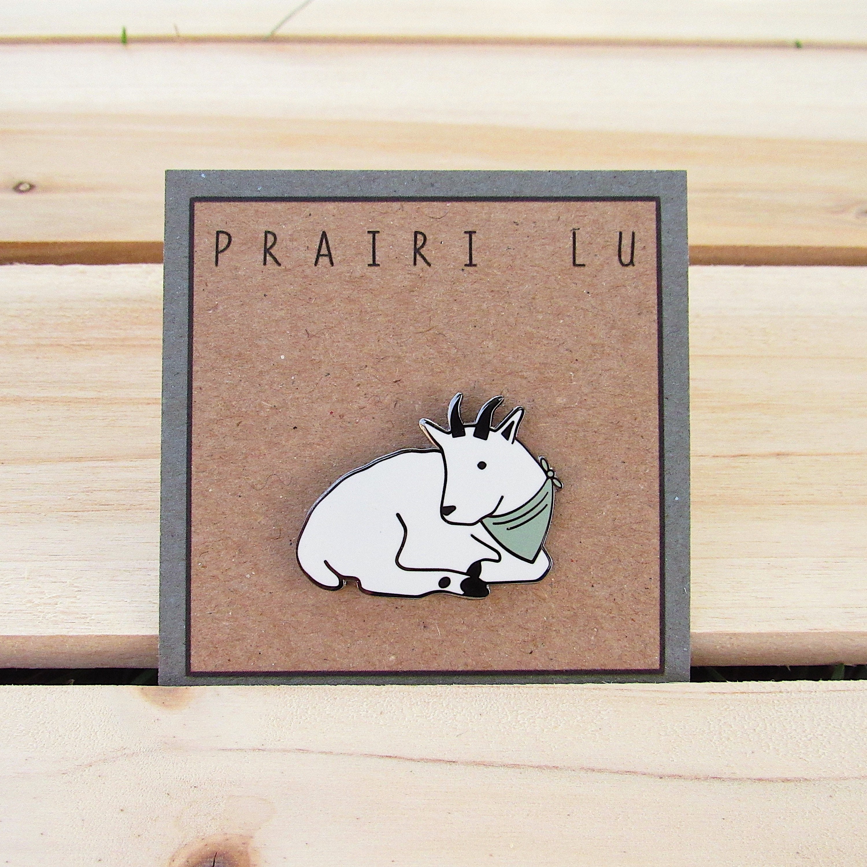 Mountain Goat Enamel Pin Enamel Pin Animal Pin Goat Pin | Etsy