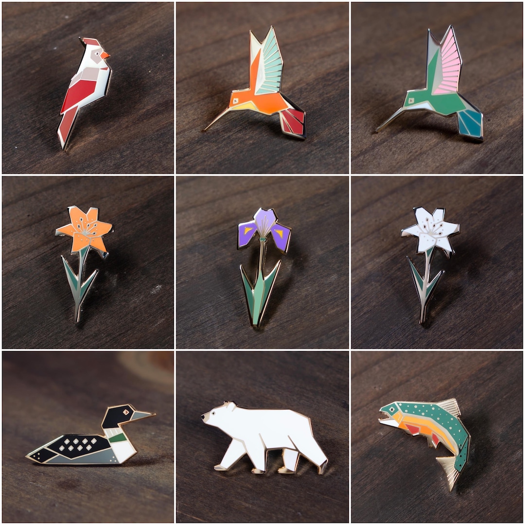 Seconds Enamel Pins • Pick Any Two B-grade Pins • Lapel Accessory ...