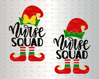 Nurse Christmas Svg | Etsy