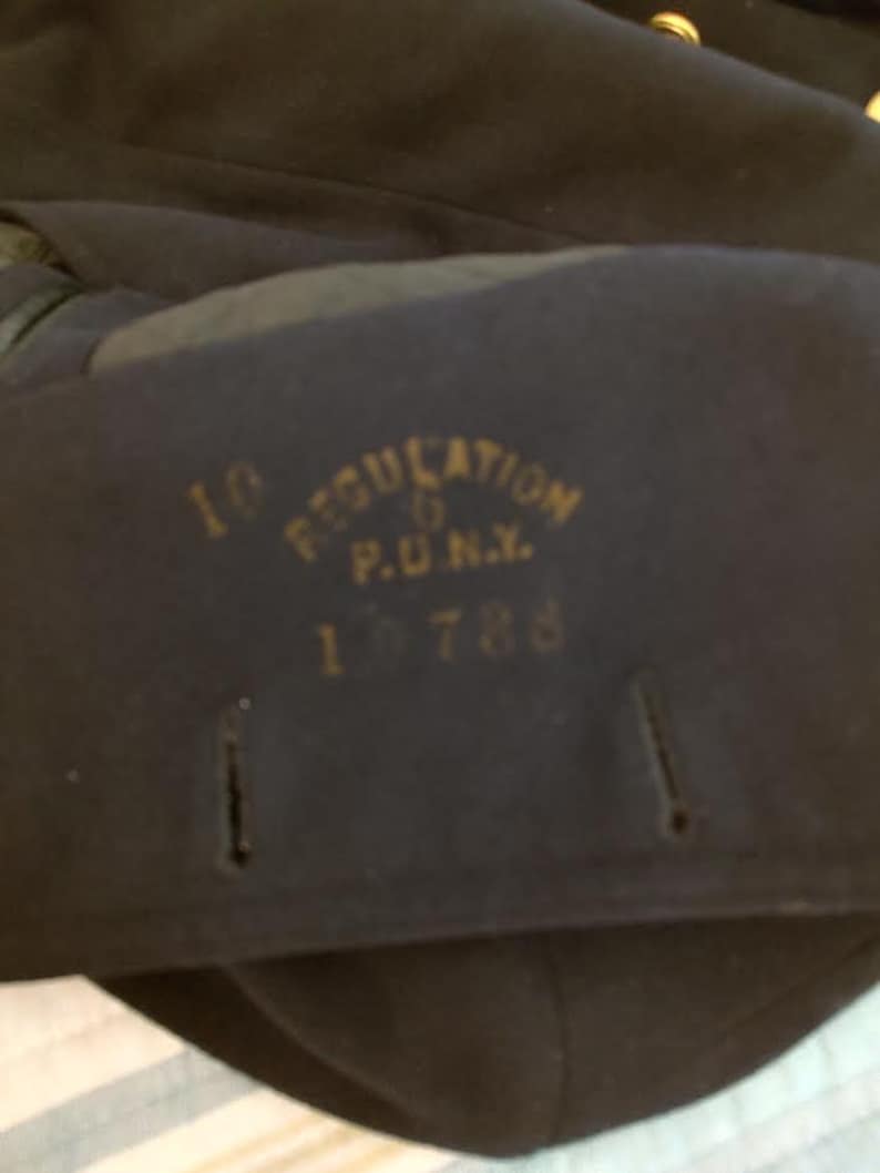 Vintage NYPD Choker- 1950's 1960's These NYPD Coats Are Completely Out ...