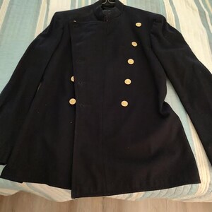 Vintage NYPD Choker- 1950's 1960's These NYPD Coats Are Completely Out ...
