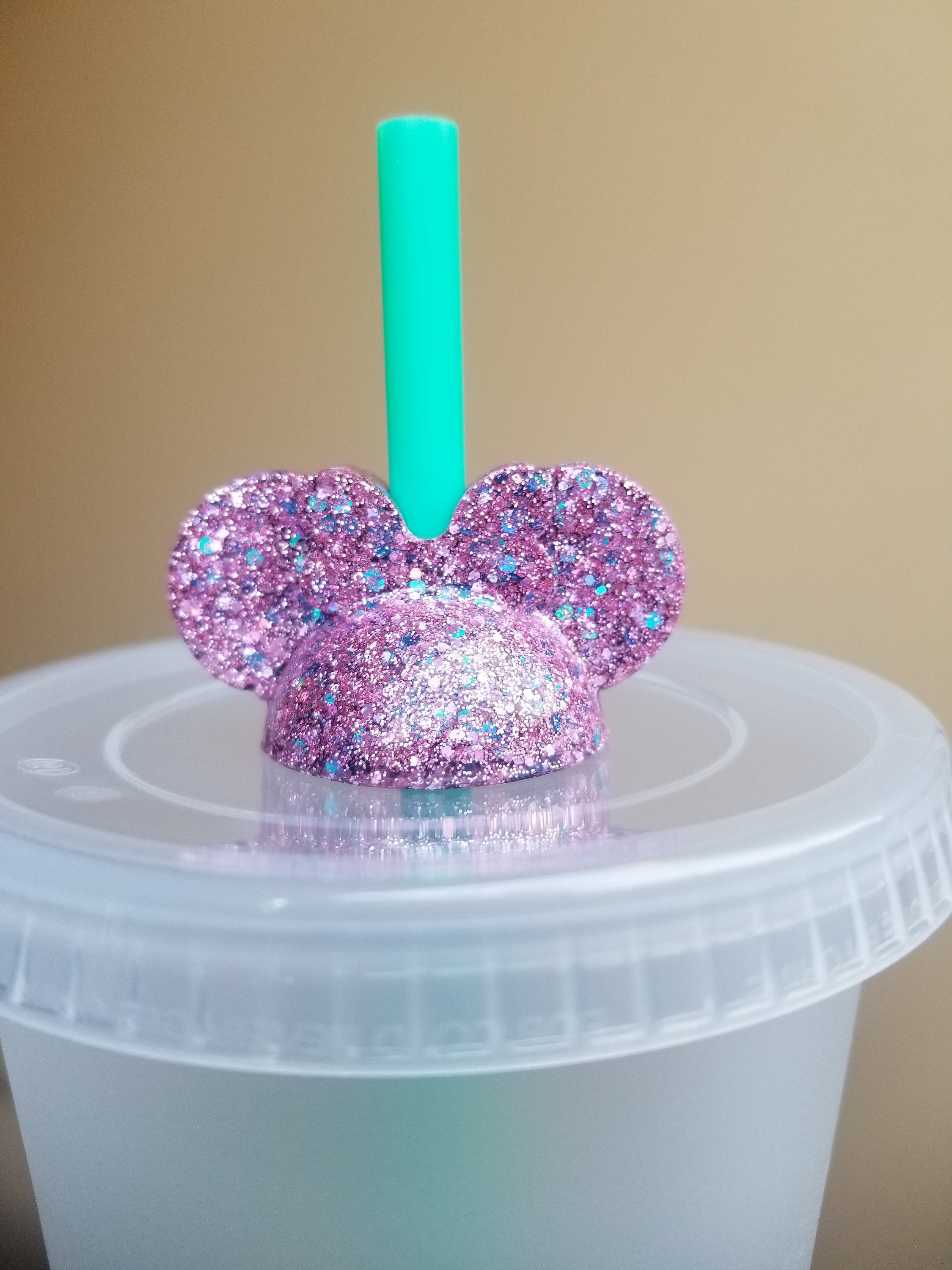 Minnie mouse straw topper | Etsy