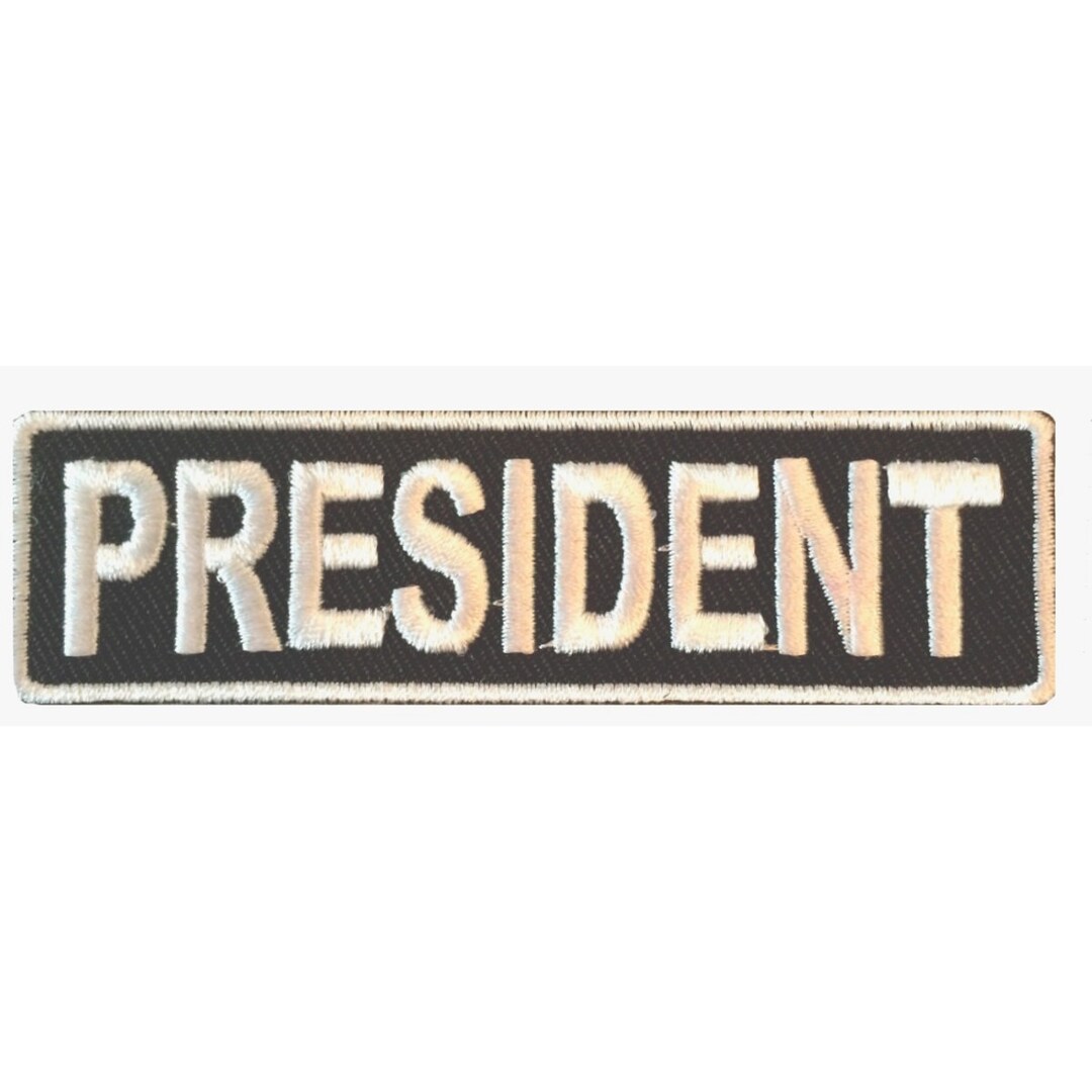 Club President Patch - Etsy