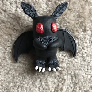Polymer Clay Mothman Figure - Etsy