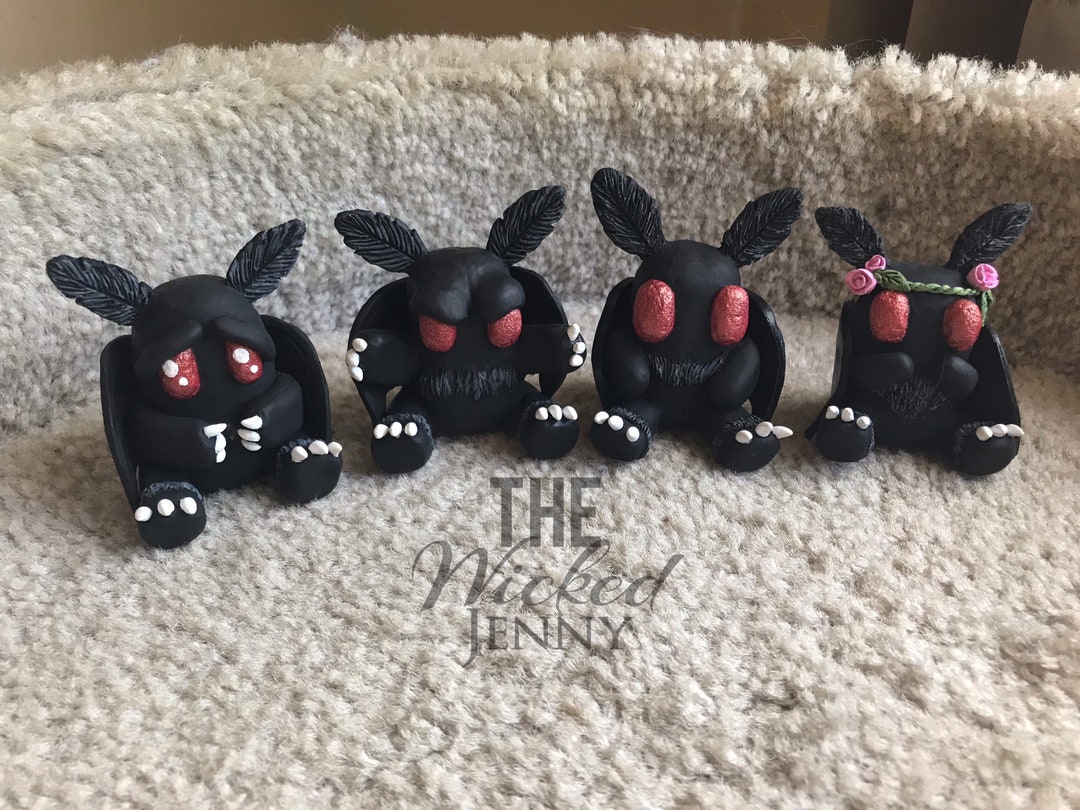 Polymer Clay Mothman Figure PLEASE READ DESCRIPTION - Etsy
