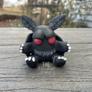Polymer Clay Mothman Figure - Etsy