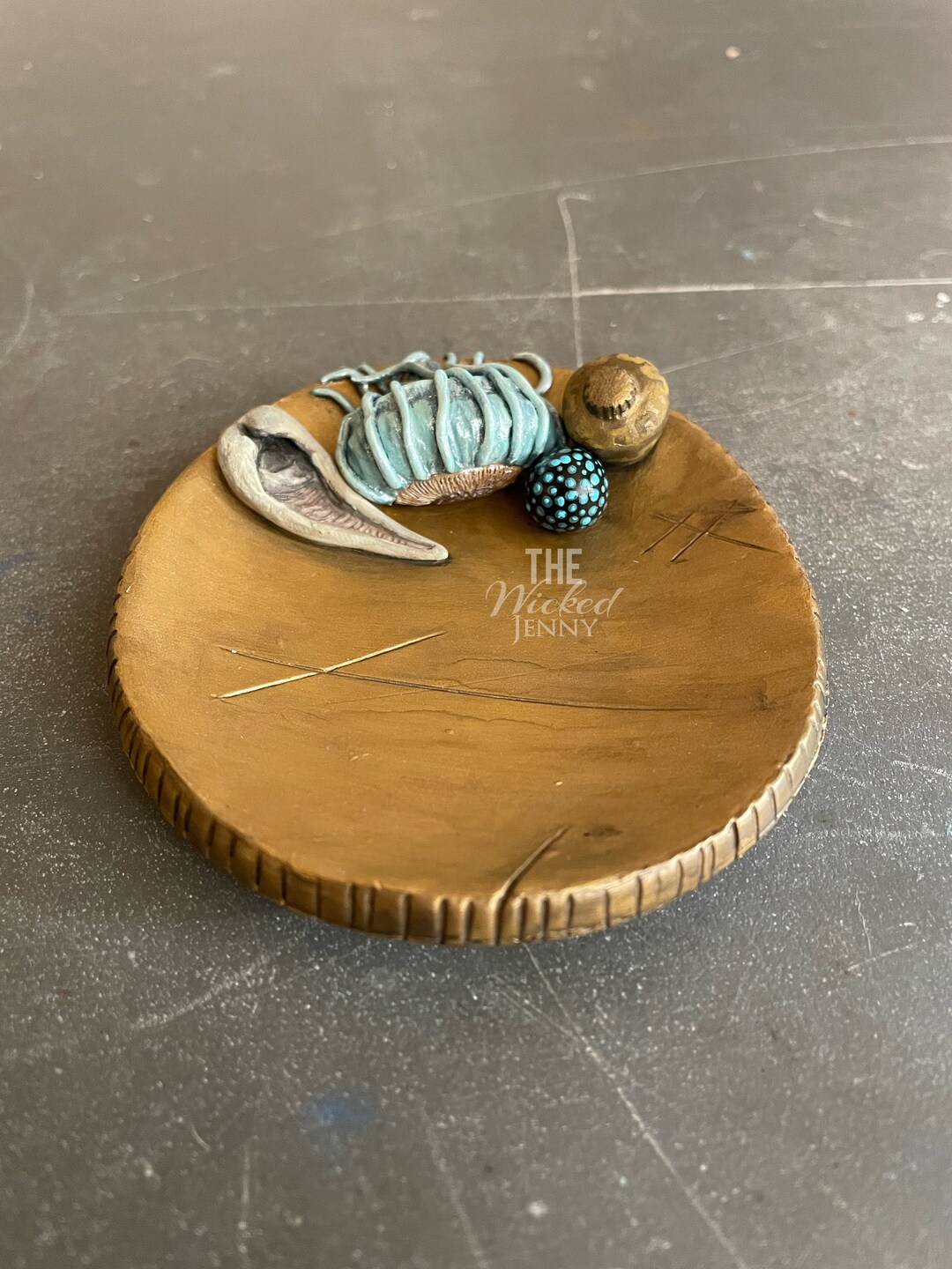 Polymer Clay - Dwemer Alchemy Trinket Dish - Please Read Description - Etsy