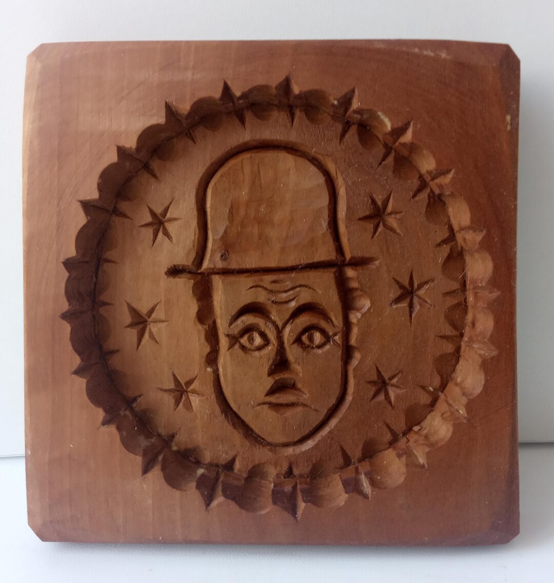 Charlie Chaplin Gingerbread Wood Cookie Mold Gingerbread Springerle ...