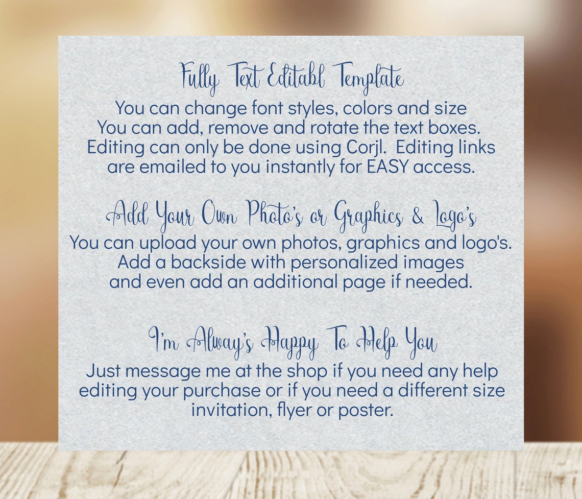 Editable Menu Template Set Includes Edit & Print Food Menu - Etsy