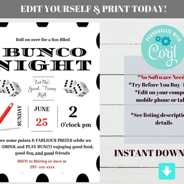 Bunco - Etsy