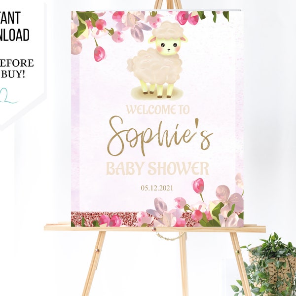 Baby Shower Lamb - Etsy