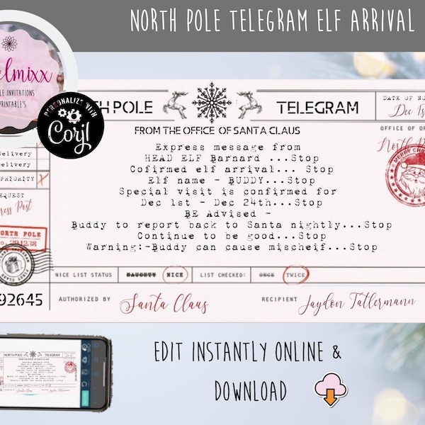Telegram Invitation - Etsy