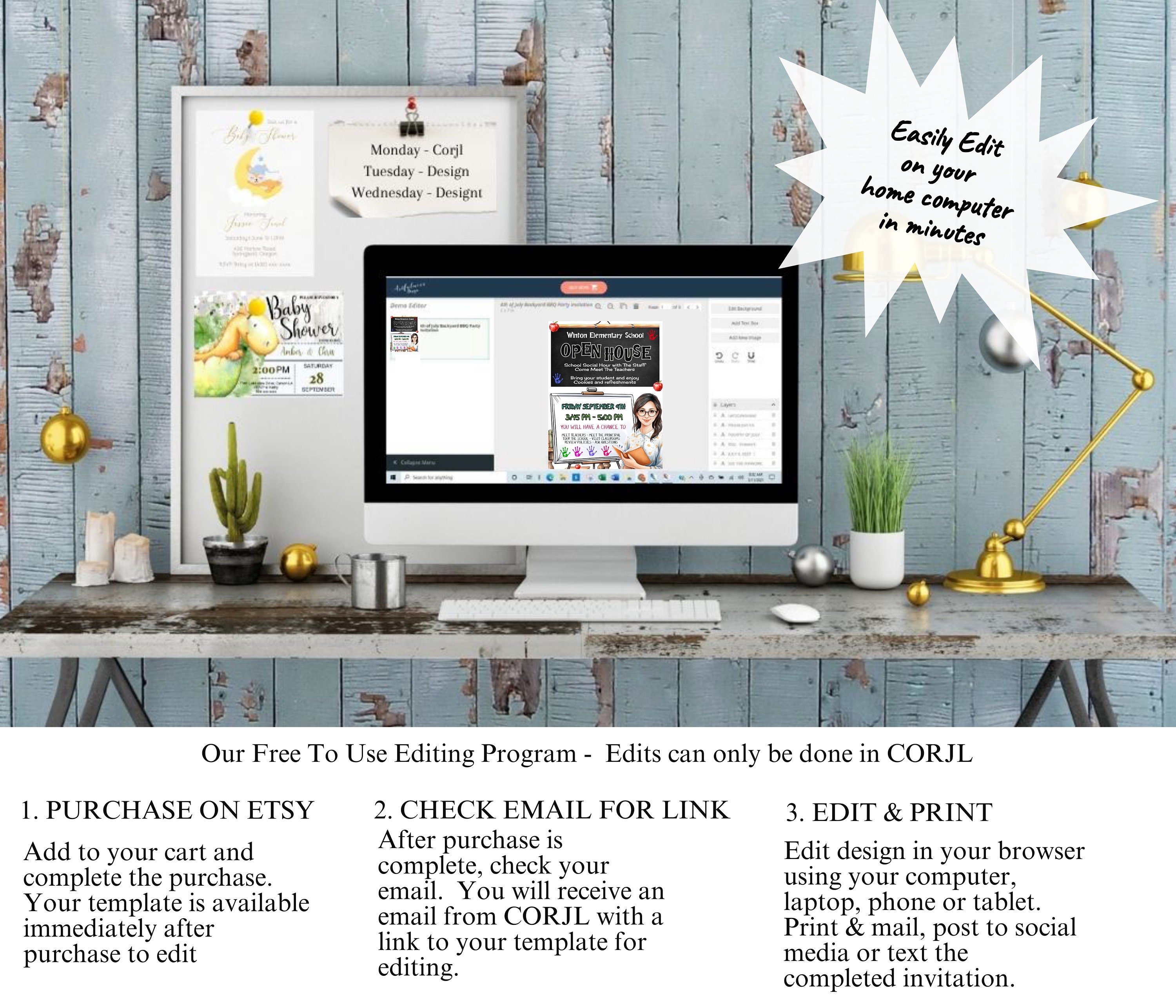 Editable School Open House Flyer Template (digital Download) - Etsy
