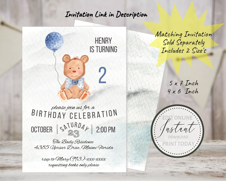 EDITABLE Birthday Party Welcome Sign Toddler Birthday Party - Etsy