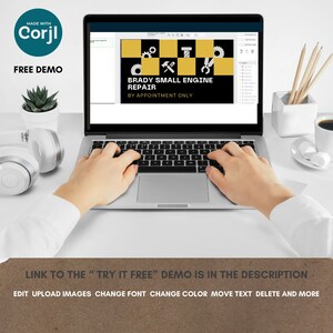 Printable Business Cards - Instantly Edit, Download and Print - Small ...