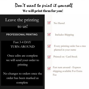 Printable Business Cards - Instantly Edit, Download and Print - Small ...