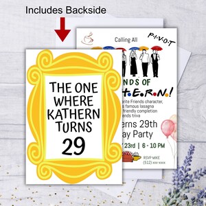 Friends Birthday Party Invitation: Editable Template (digital Download ...