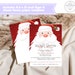 Secret Santa Party Invitation, 8.5 X 11 Inch Invitation Flyer, Edit and ...