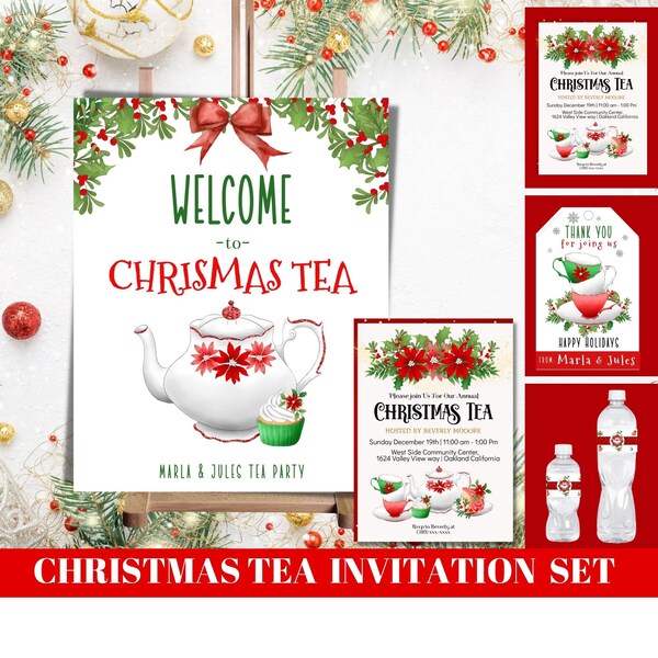 Christmas Tea Party - Etsy